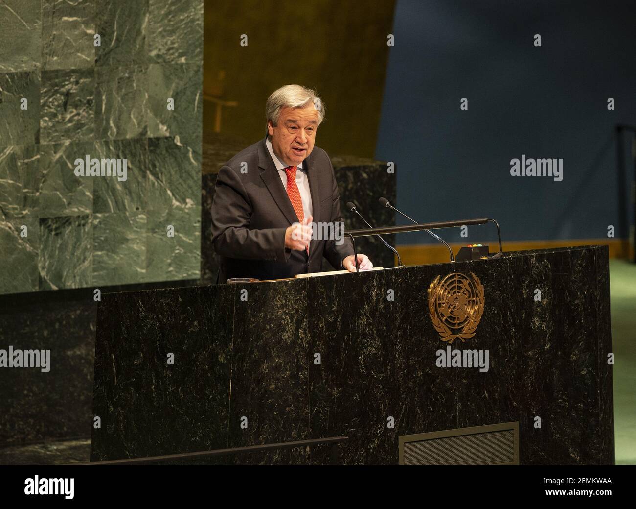 Secretary General Antonio Guterres Speaks At Un Commission On The