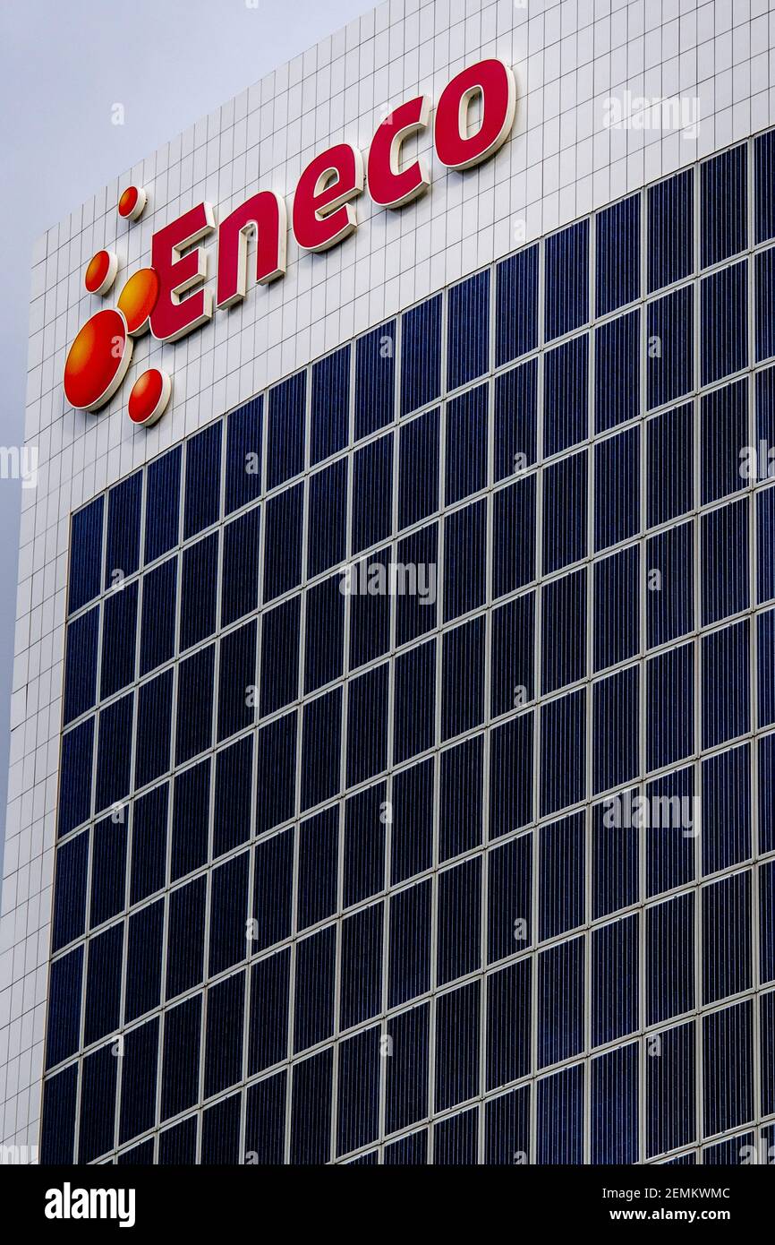 Rotterdam - Headquarters of Eneco energie on March 11, 2019. (Photo by ...