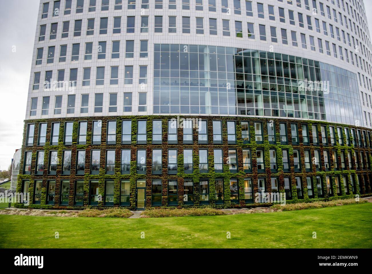 Rotterdam - Headquarters of Eneco energie on March 11, 2019. (Photo by ...