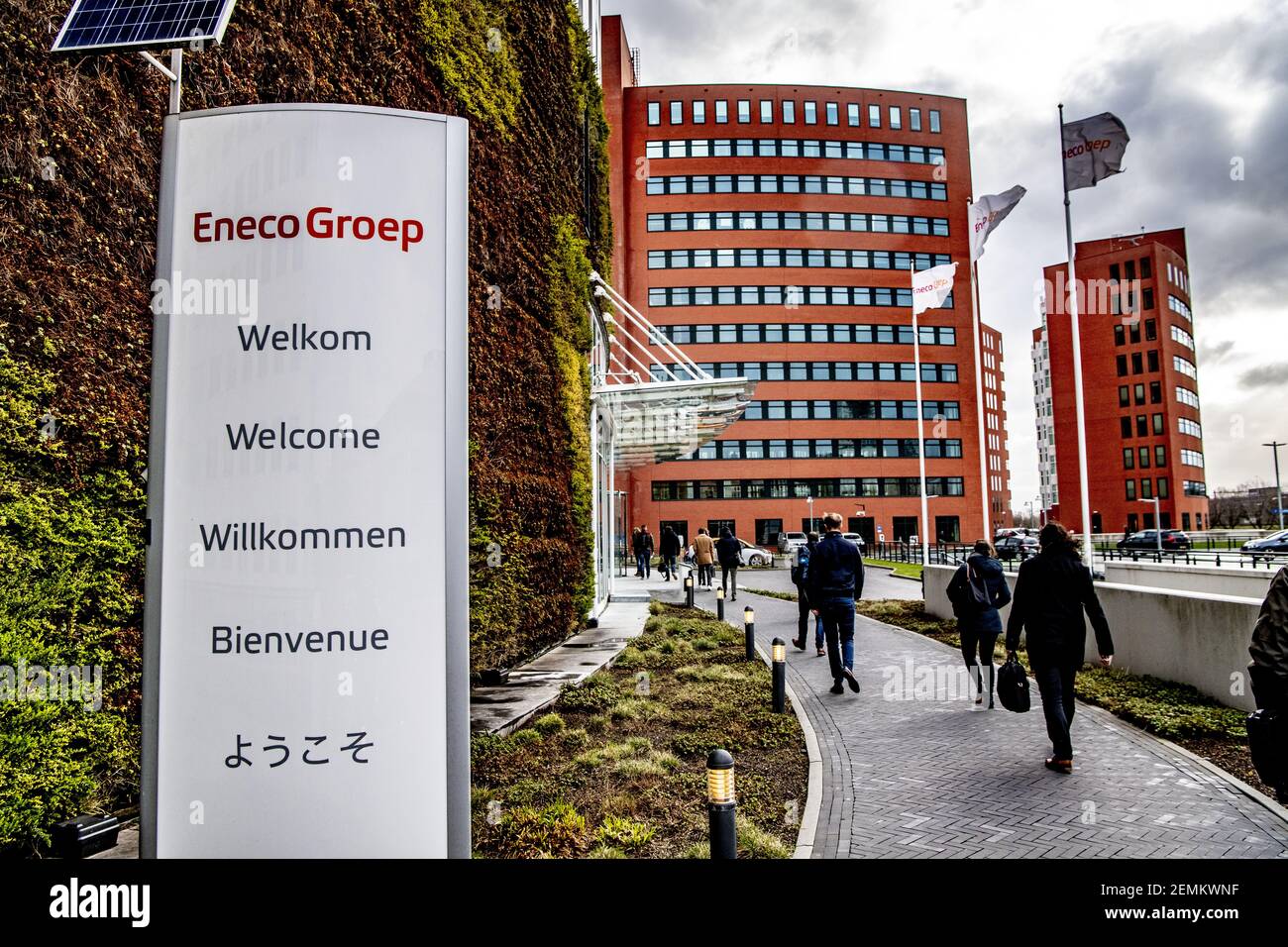 Rotterdam - Headquarters of Eneco energie on March 11, 2019. (Photo by ...