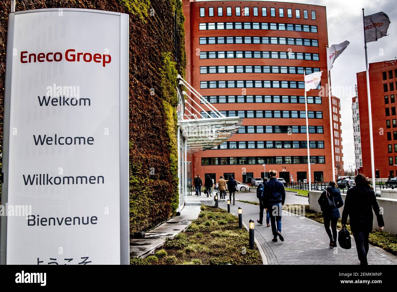 Rotterdam - Headquarters of Eneco energie on March 11, 2019. (Photo by ...