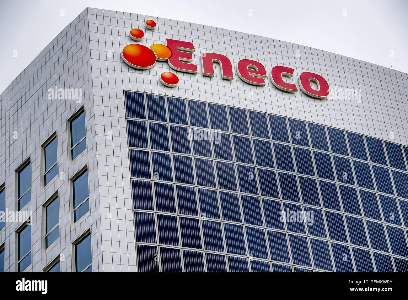 Rotterdam - Headquarters of Eneco energie on March 11, 2019. (Photo by ...