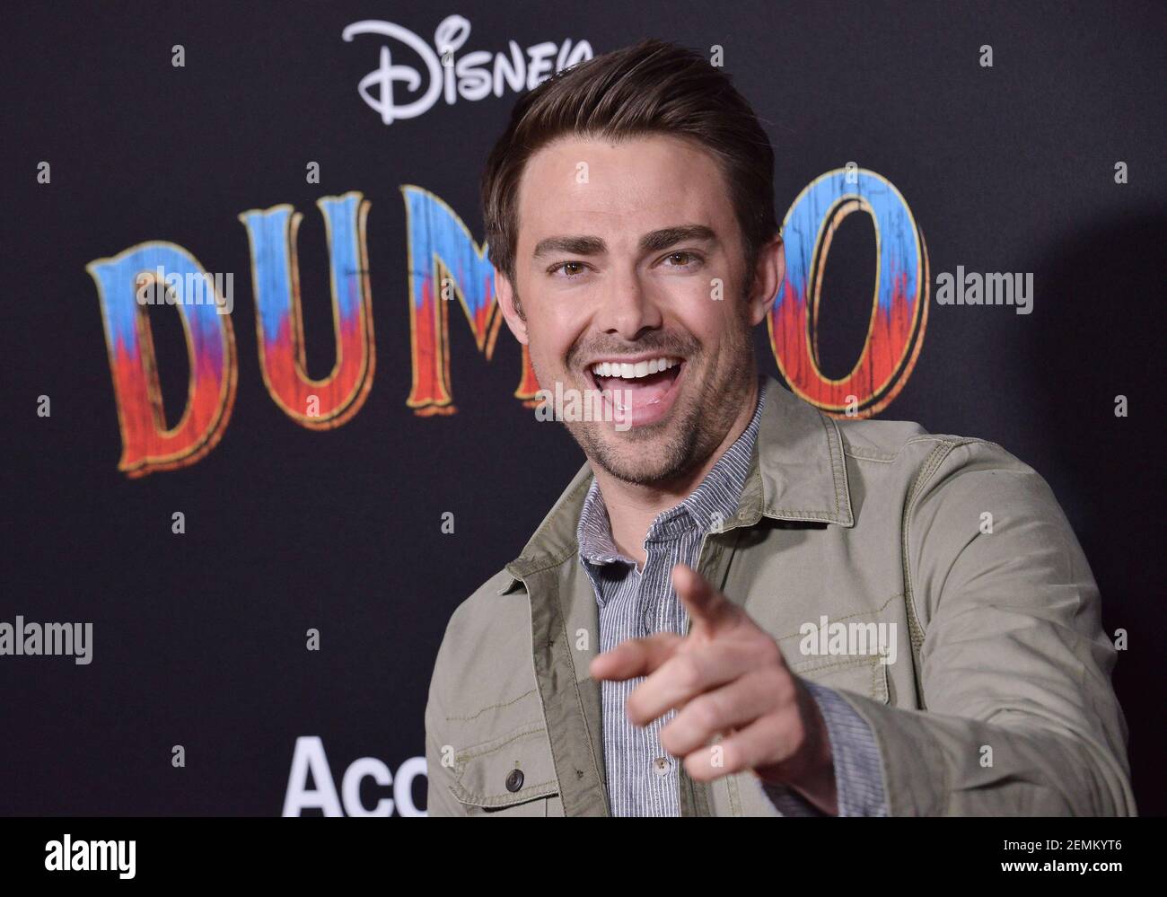 Jonathan Bennett arrives at Disney's "Dumbo" Los Angeles Premiere held ...