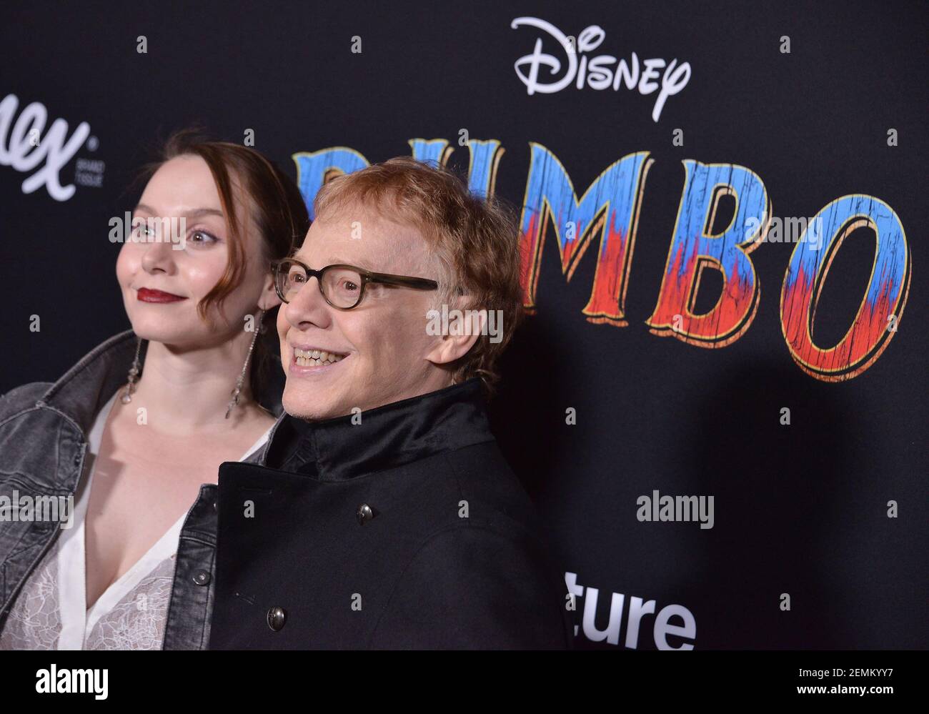 (L-R) Mali Elfman and Danny Elfman at Disney's "Dumbo" Los Angeles ...