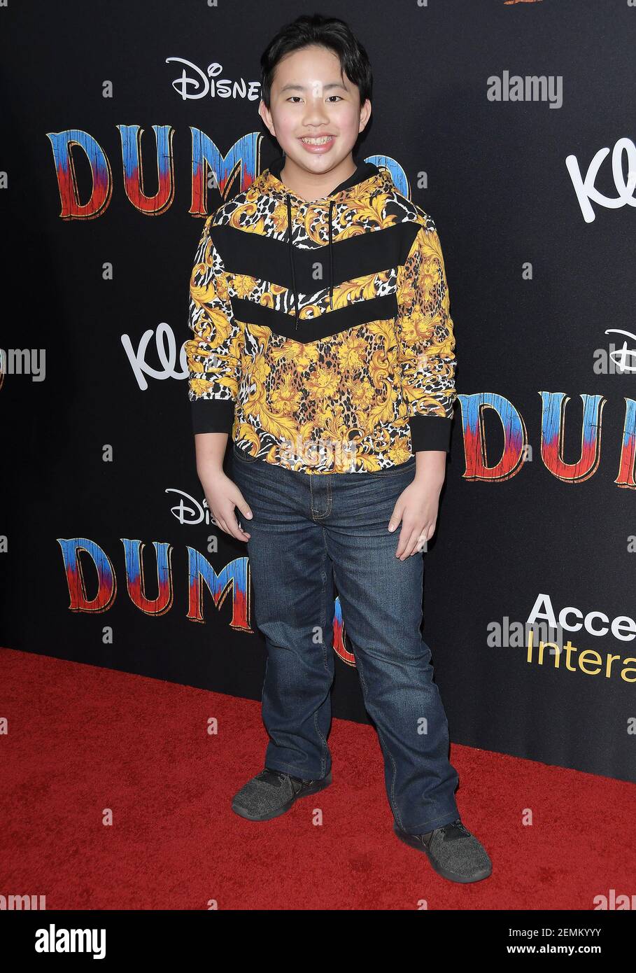 Albert Tsai arrives at Disney's "Dumbo" Los Angeles Premiere held at ...