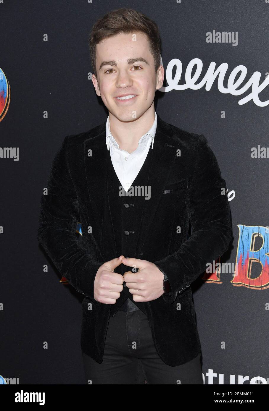 Edd Osmond arrives at Disney's "Dumbo" Los Angeles Premiere held at the ...
