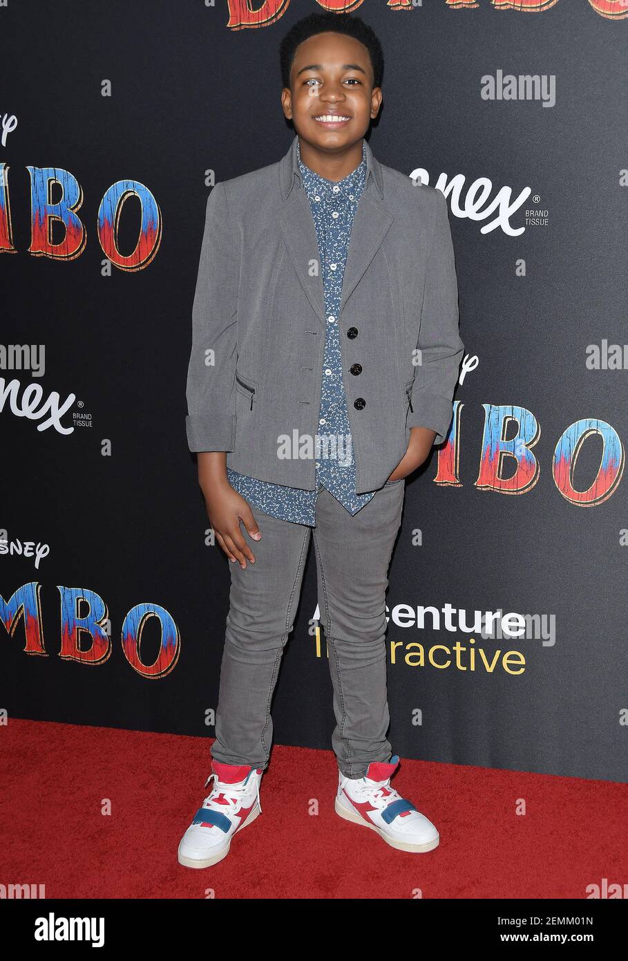 Isaac Ryan Brown arrives at Disney's "Dumbo" Los Angeles Premiere held ...