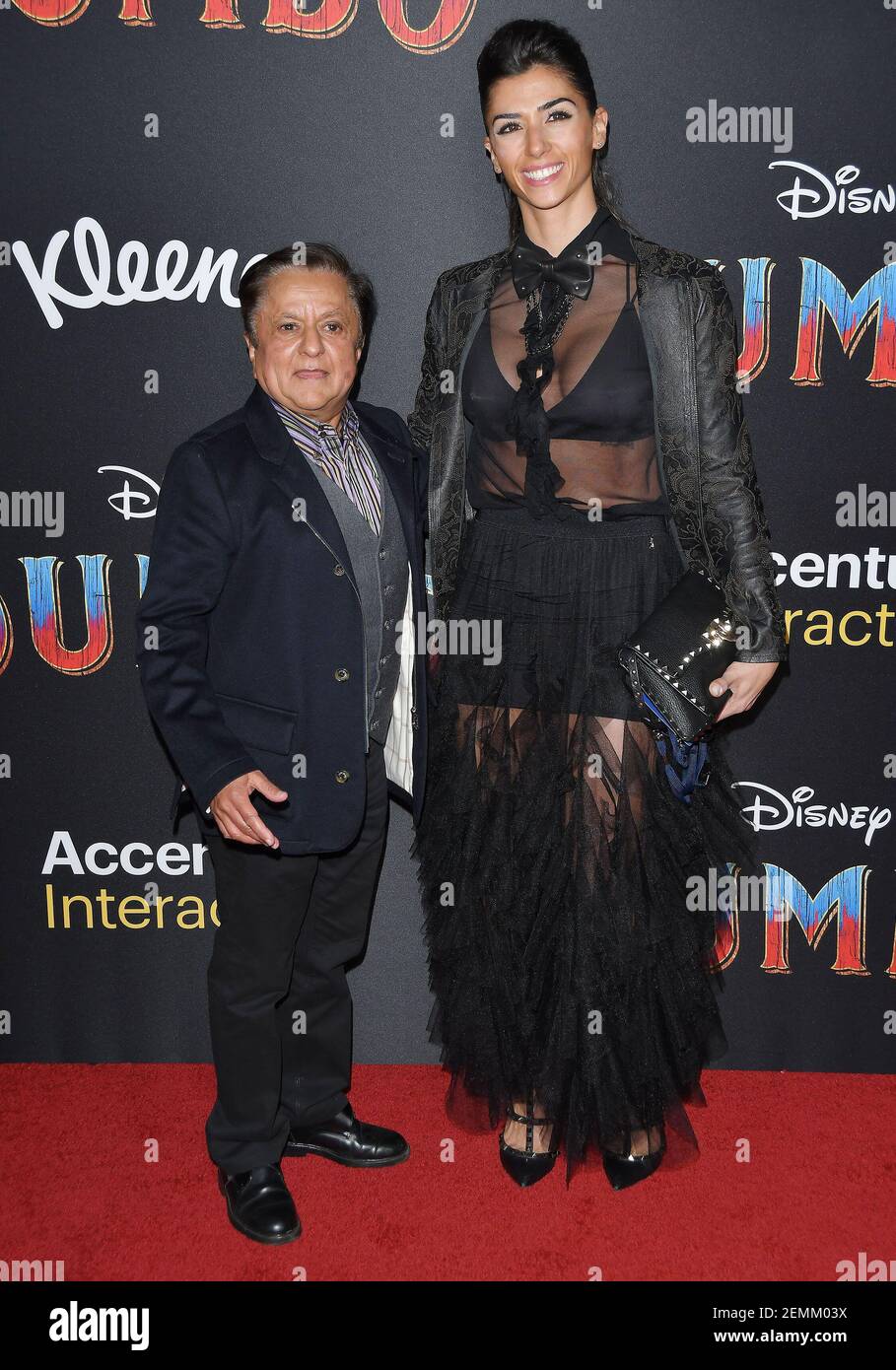 Deep Roy and Guest at Disney's "Dumbo" Los Angeles Premiere held at the ...