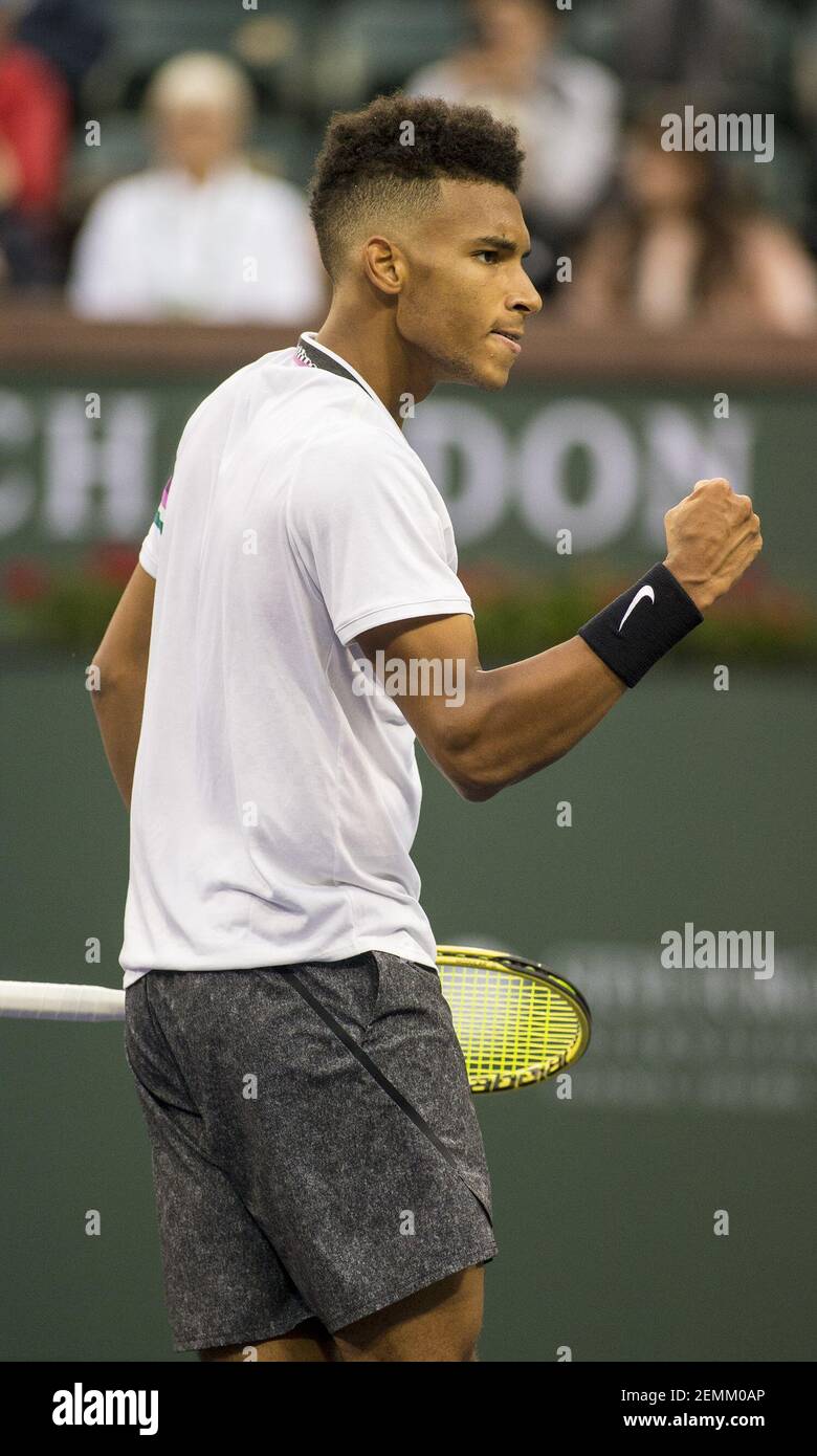 March 11, 2019: Felix Auger-Aliassime (CAN) was defeated by Yoshihito ...