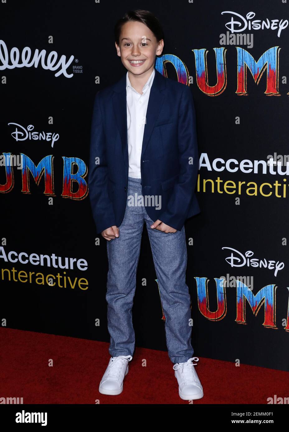 HOLLYWOOD, LOS ANGELES, CA, USA - MARCH 11: Actor Finley Hobbins ...