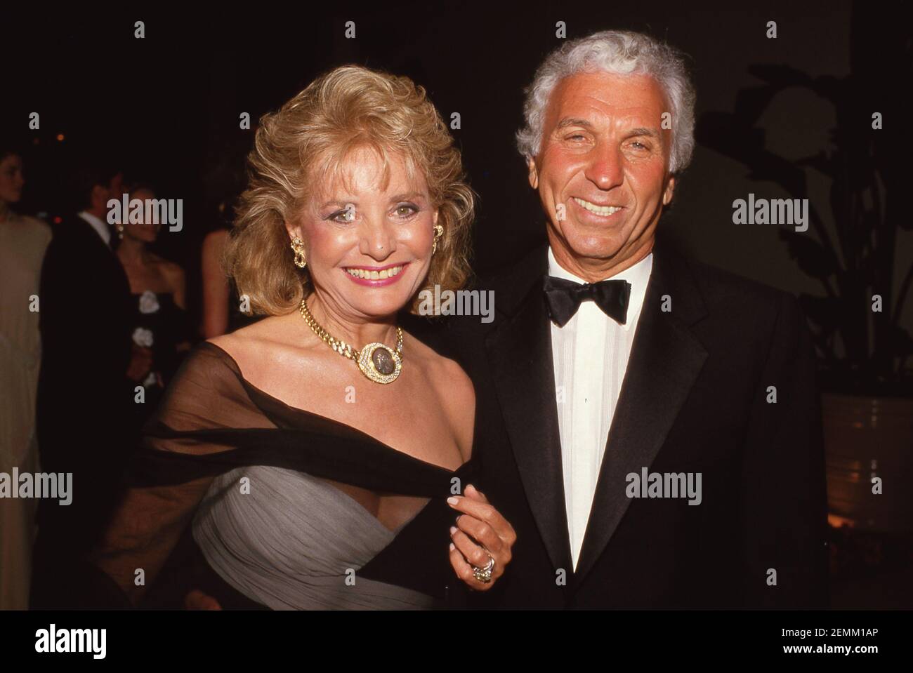 Barbara Walters and Merv Adelson May 1981. Credit: Ralph Dominguez ...
