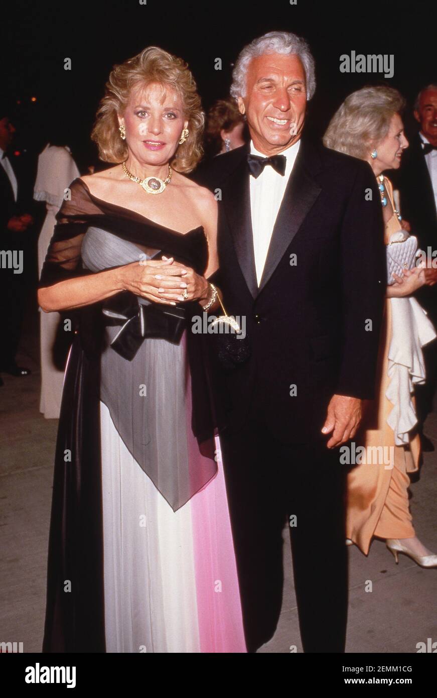 Barbara Walters and Merv Adelson May 1981. Credit: Ralph Dominguez ...