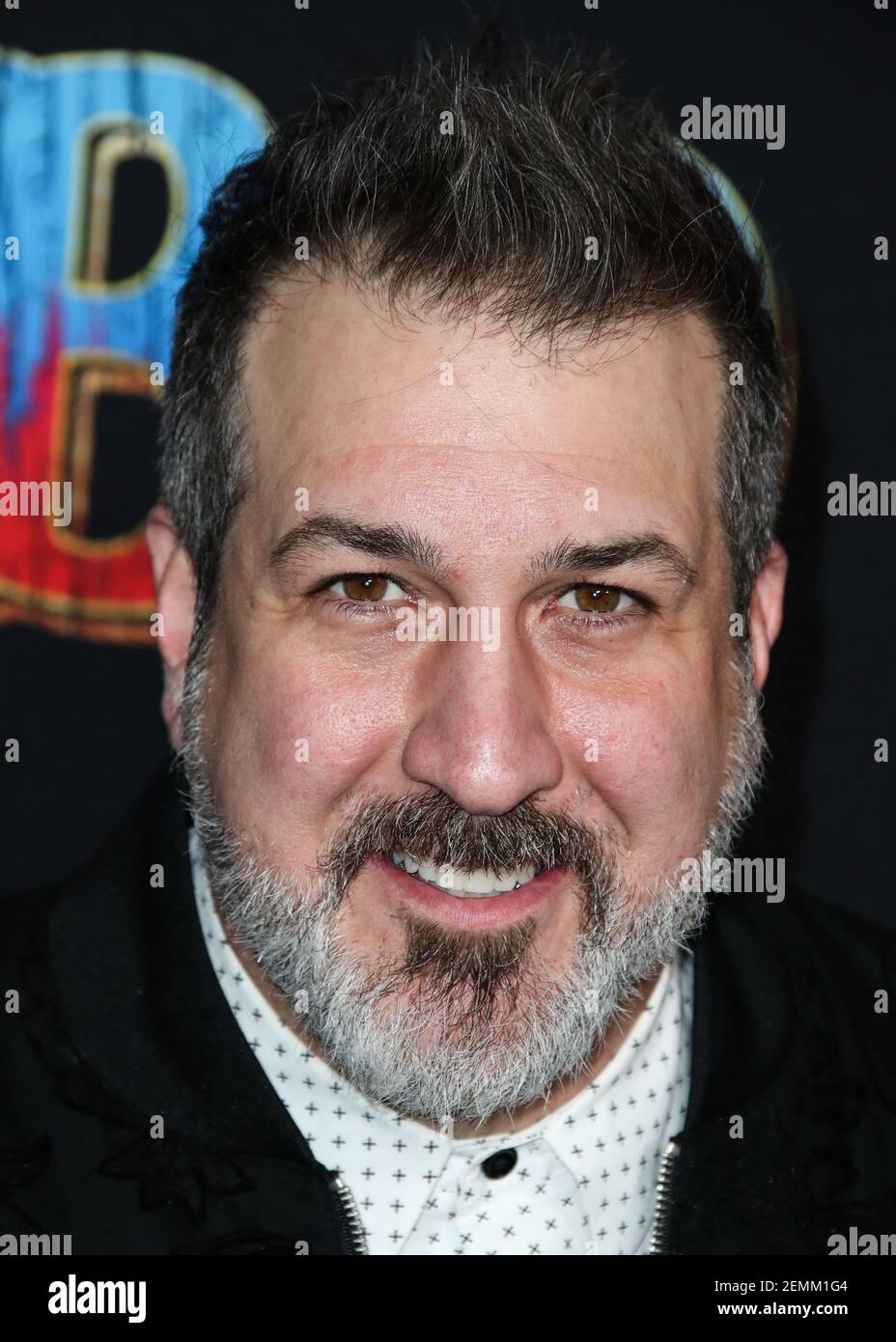 HOLLYWOOD, LOS ANGELES, CA, USA - MARCH 11: Singer Joey Fatone arrives ...