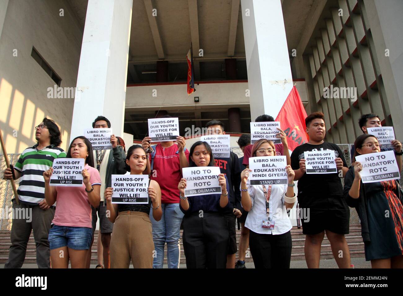Students from University of the Philippines conducted indignation ...
