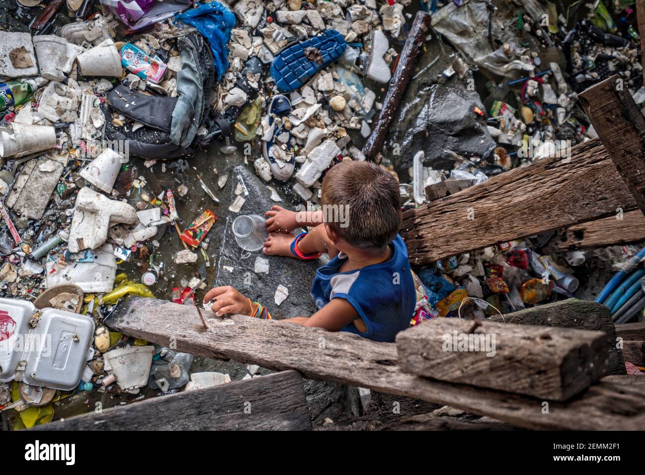 Tondo, slum, Manila, Philippines, bidonville Stock Photo - Alamy
