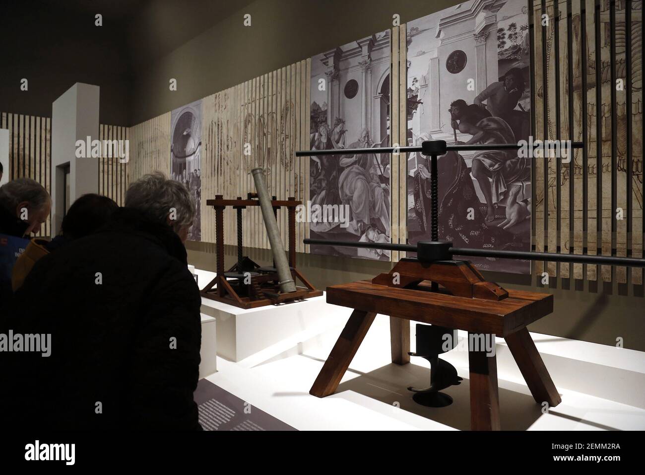 Rome March 12th 2019. Exhibition 'Leonardo Da Vinci, science before ...