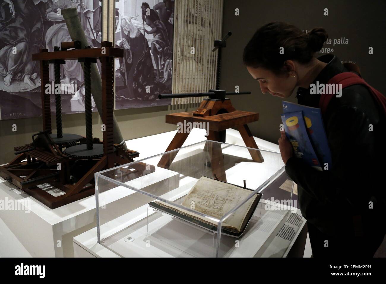 Rome March 12th 2019. Exhibition 'Leonardo Da Vinci, science before ...