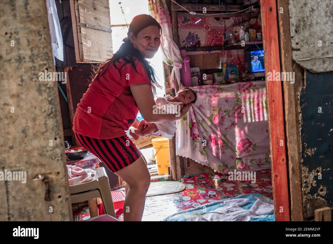 Tondo, slum, Manila, Philippines, bidonville Stock Photo - Alamy