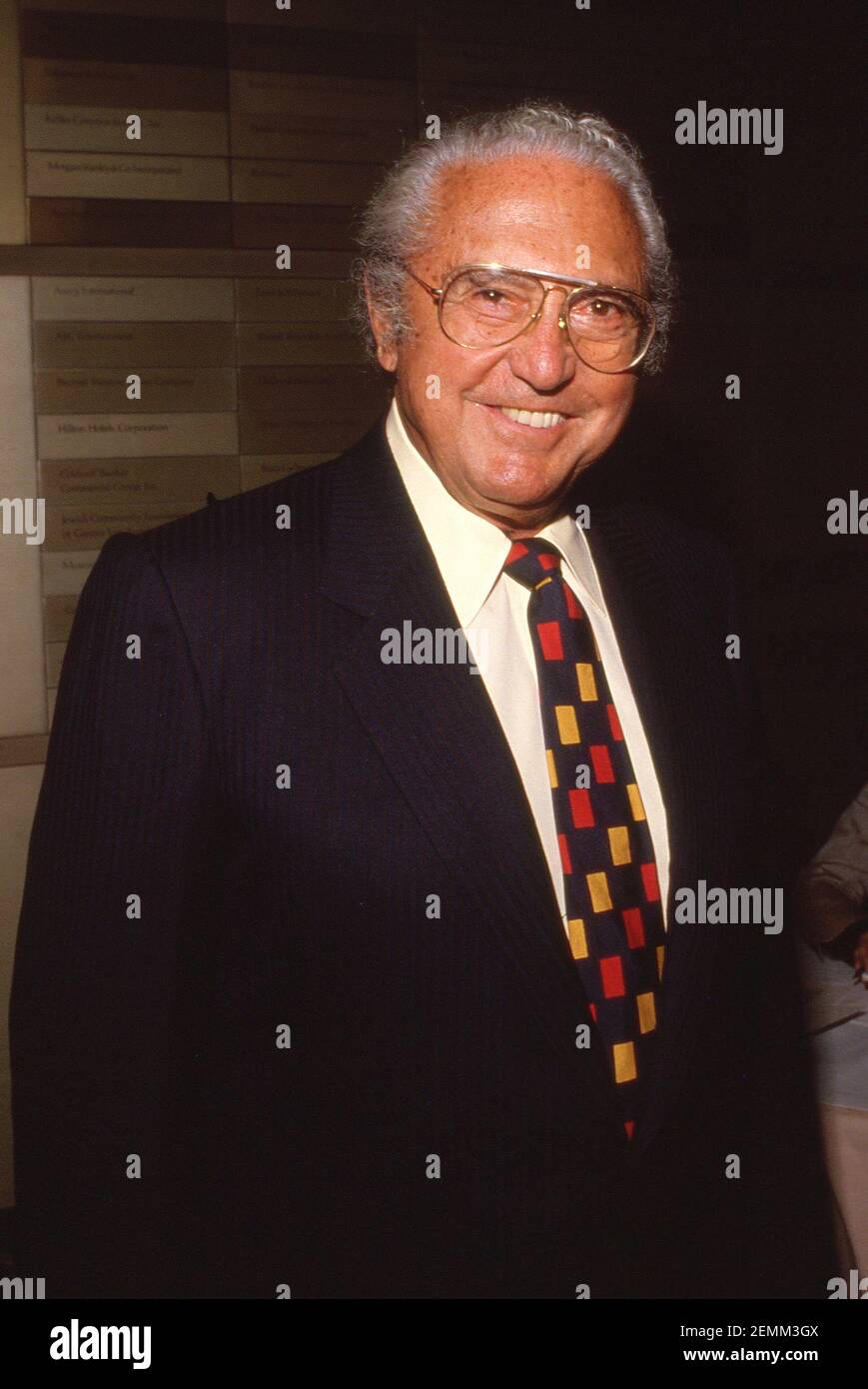 Sheldon Leonard 1988 Credit: Ralph Dominguez/MediaPunch Stock Photo - Alamy