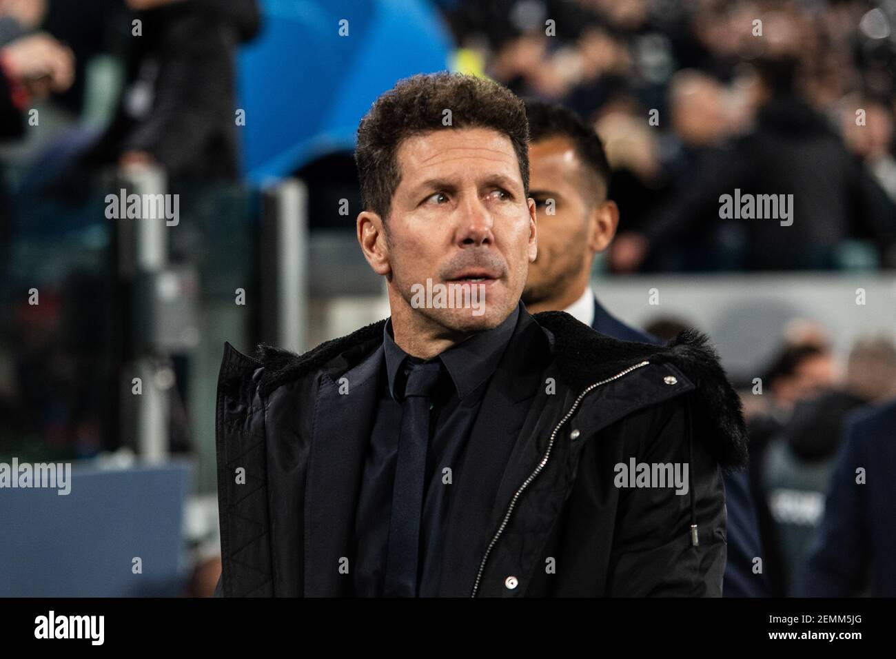 Diego Simeone head coach of Atletico Madrid during the Champions League ...