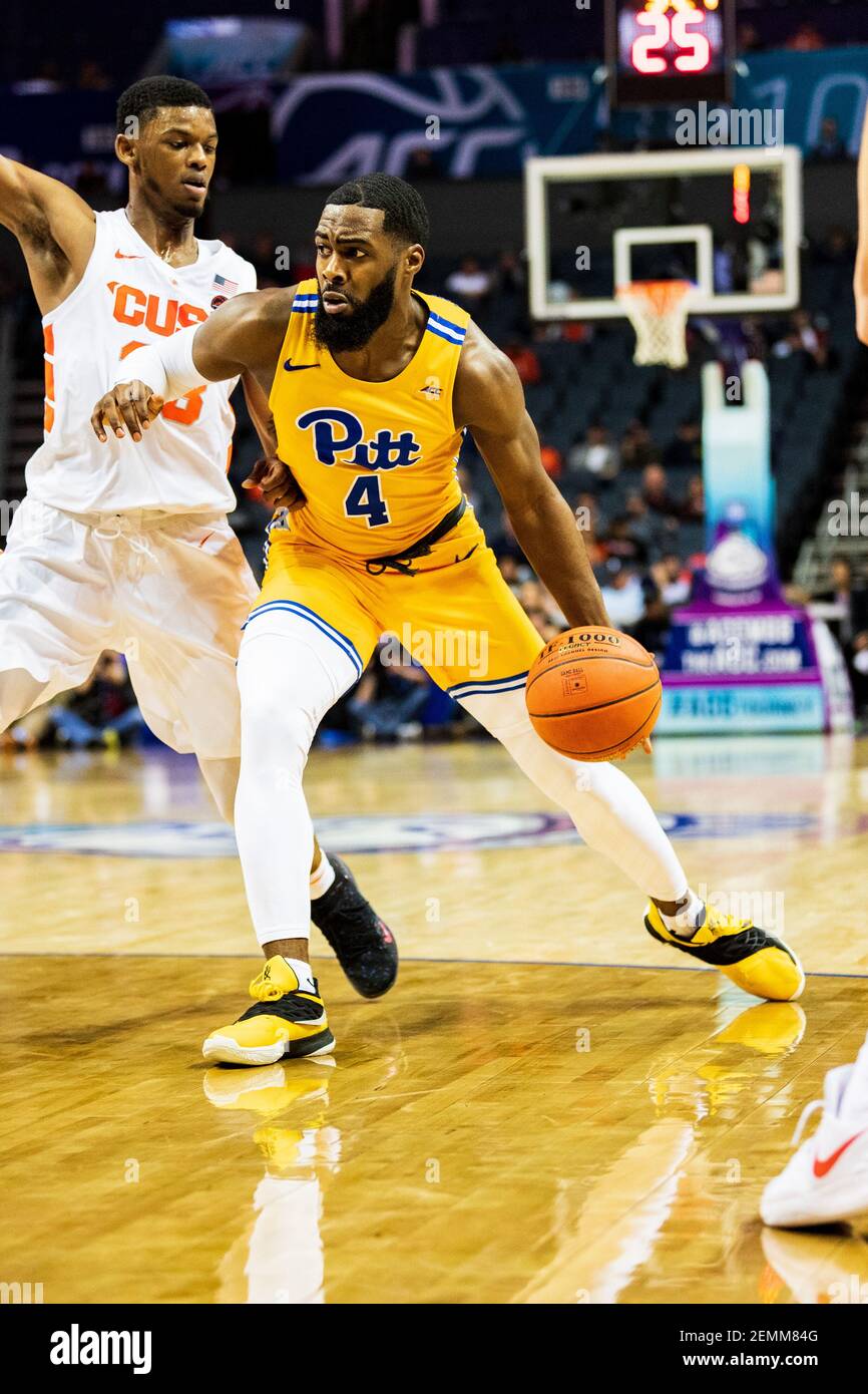 Pittsburgh Panthers guard Jared Wilson-Frame (4) during the ACC College ...