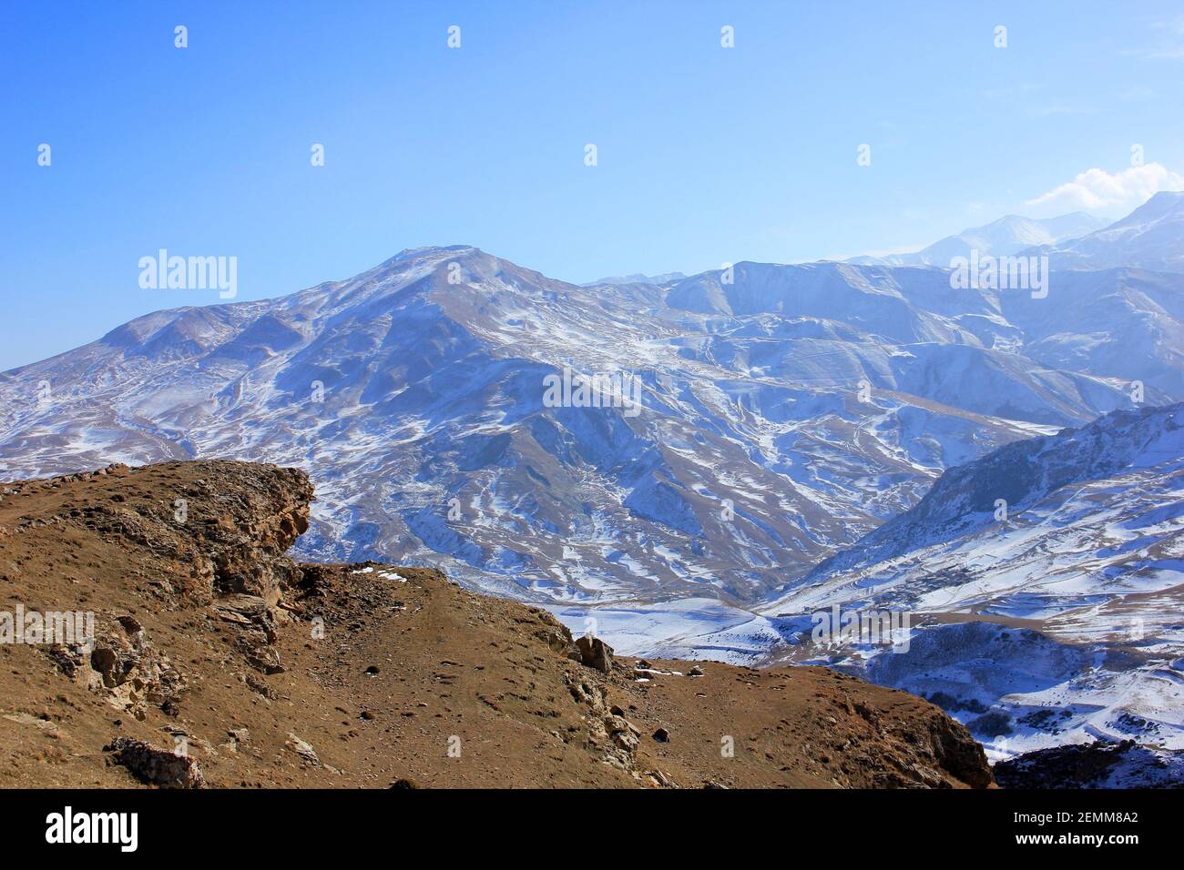 Azerbaijan. Guba region. Beautiful mountains of the Caucasian ridge ...