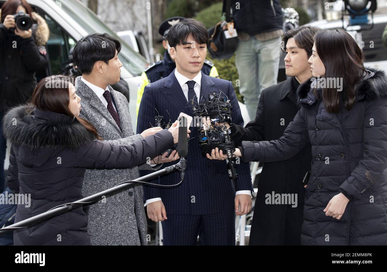 A South Korean singer Seungri (real name: Lee Seung-hyun), member of K ...