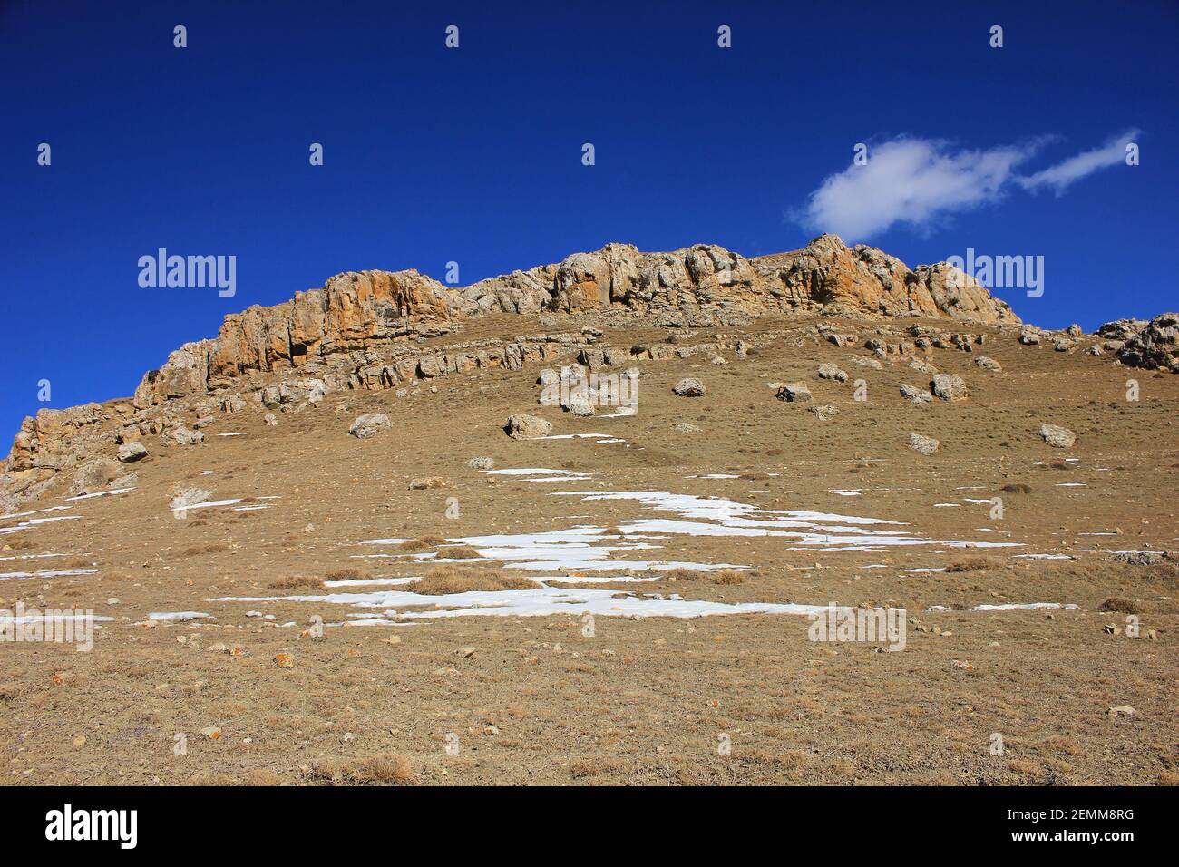 Azerbaijan. Guba region. Beautiful mountains of the Caucasian ridge ...