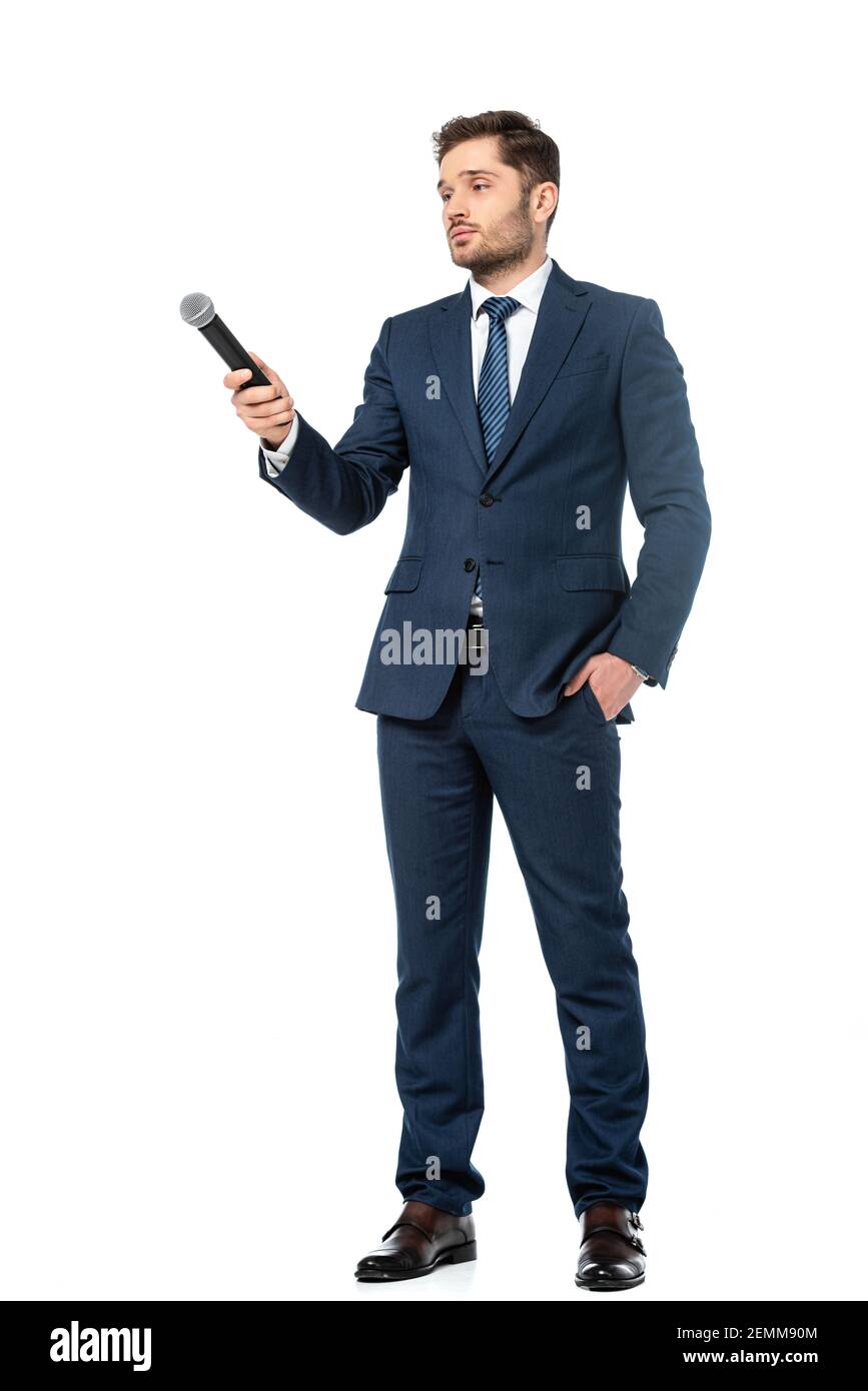 News anchor in studio Cut Out Stock Images & Pictures - Alamy