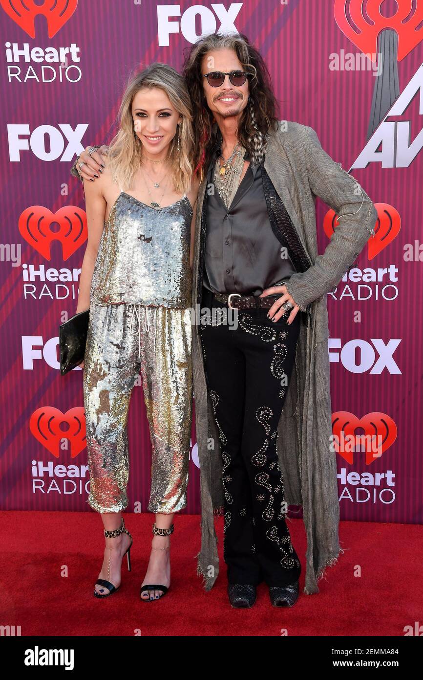 Aimee Preston and Steven Tyler at the 2019 iHeartRadio Music Awards ...