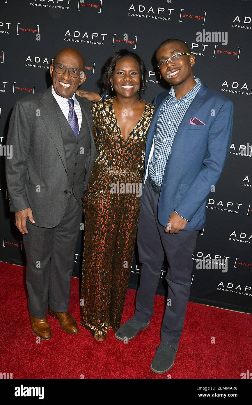 Al Roker, Deborah Roberts and son Nick Roker attend The 2019 Adapt ...