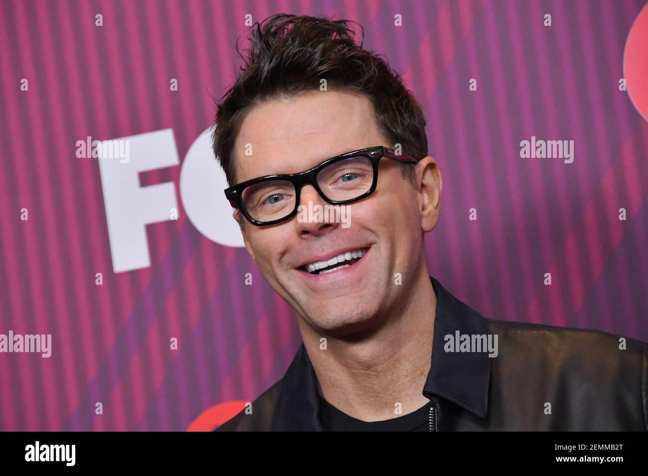 Bobby Bones poses in the press room during the 2019 iHeartRadio Music ...
