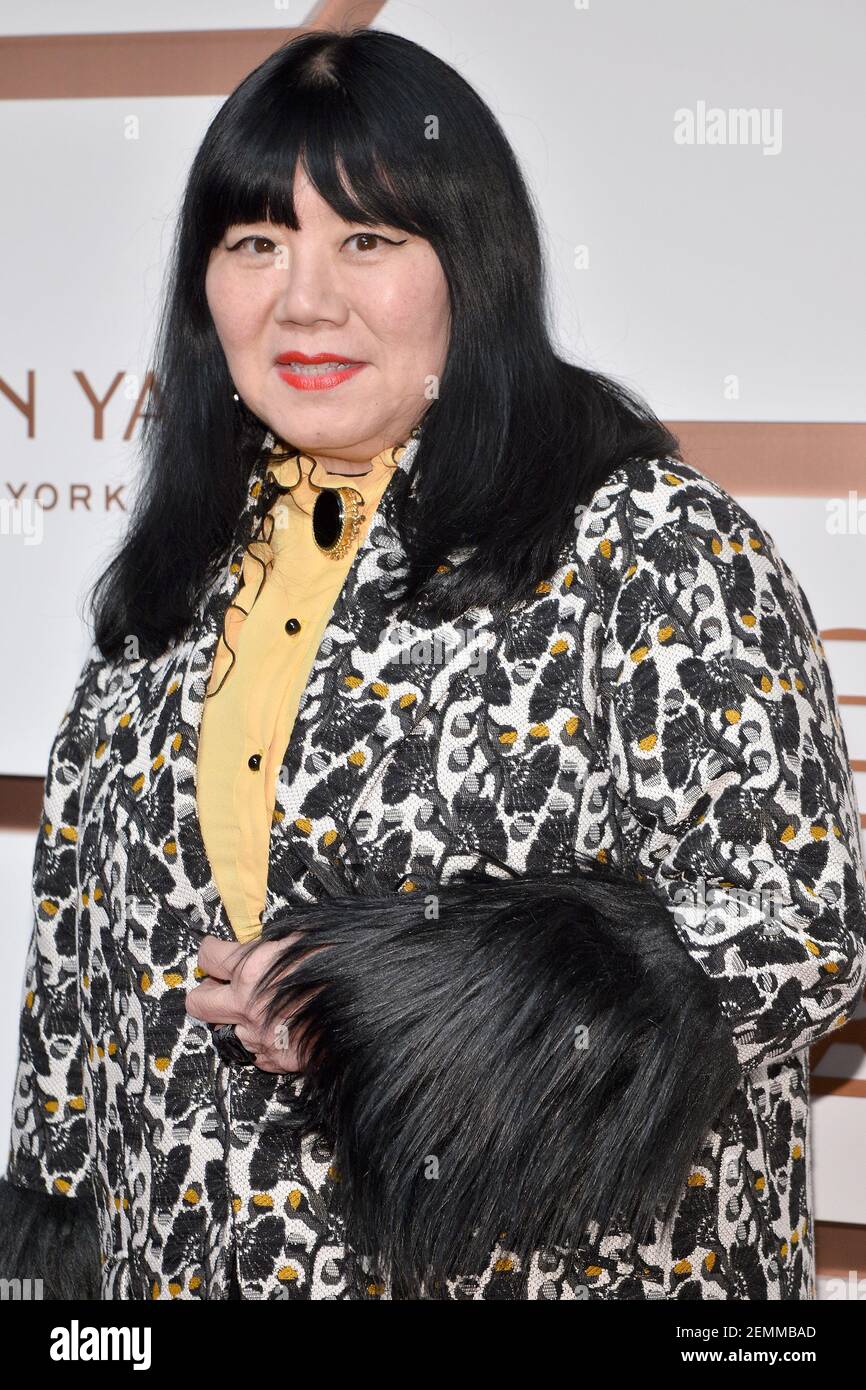 Designer Anna Sui attends the Hudson Yards Grand Opening event at the ...