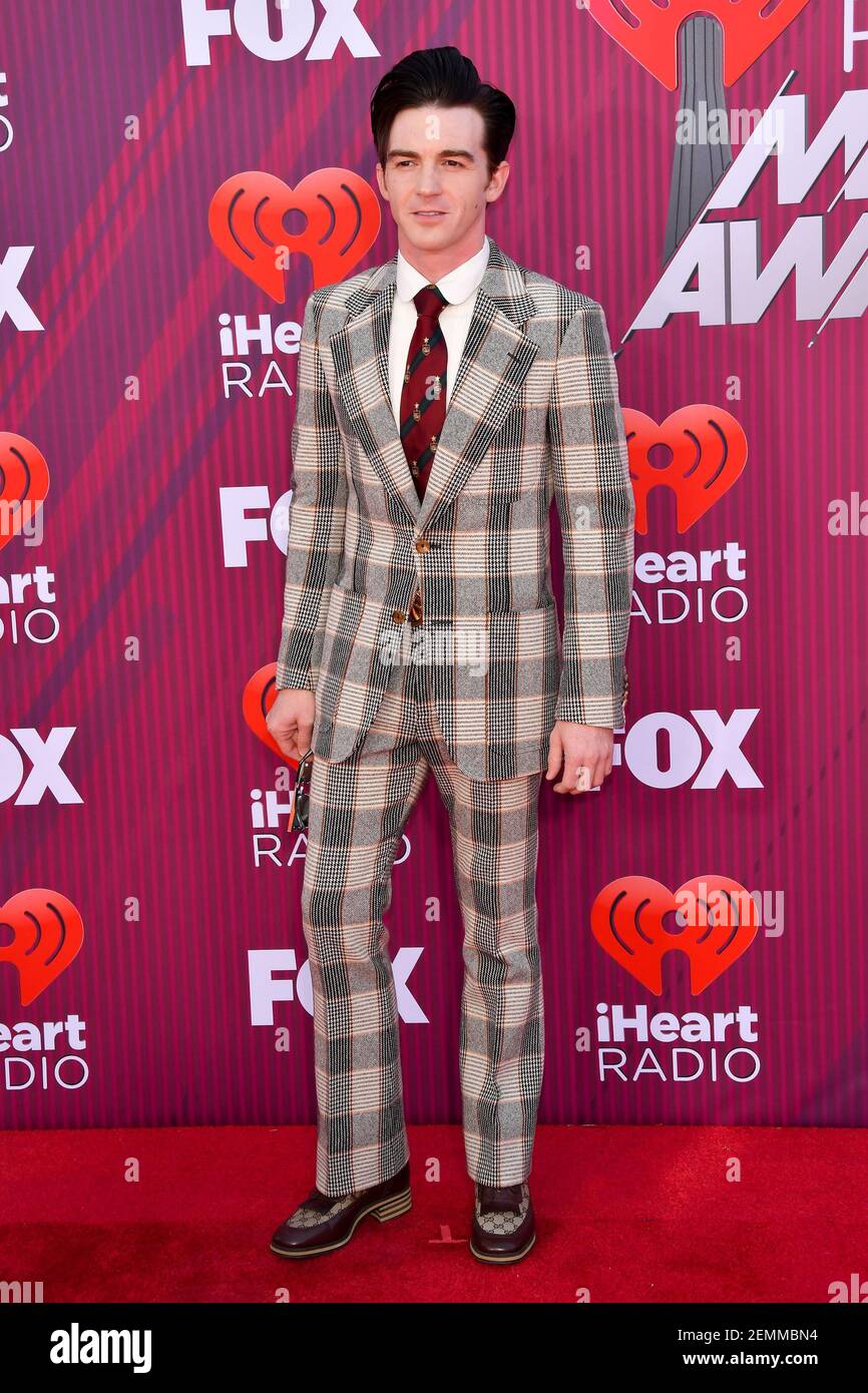 Drake Bell at the 2019 iHeartRadio Music Awards held at Microsoft ...