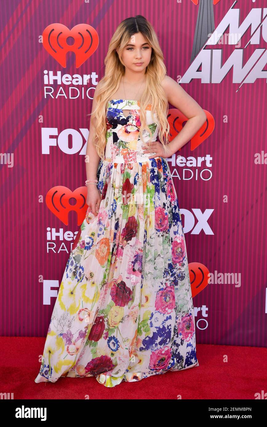 Alabama Barker at the 2019 iHeartRadio Music Awards held at Microsoft ...