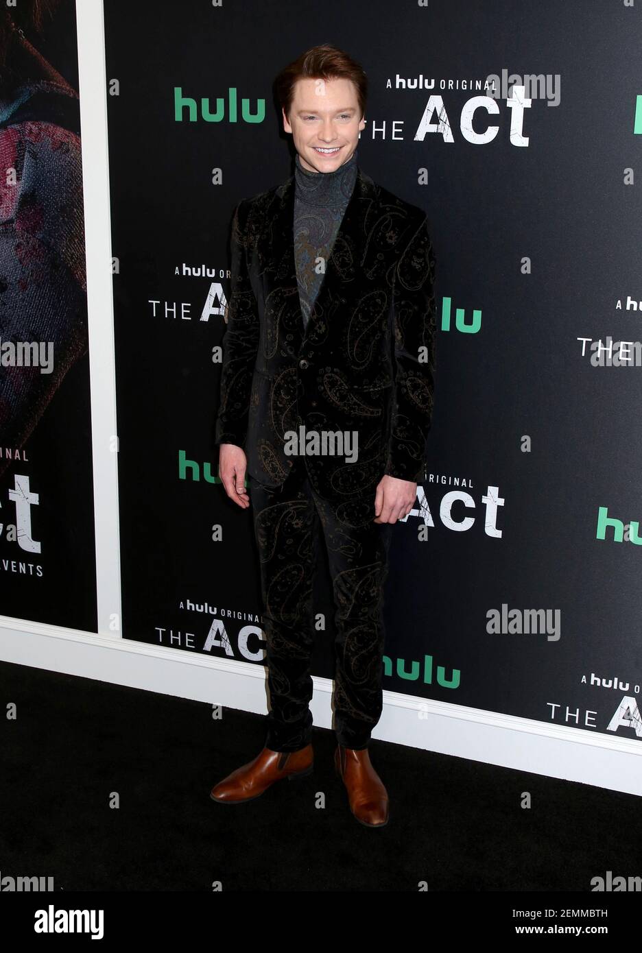Calum Worthy attending Hulu's 'The Act' New York Premiere held at The ...