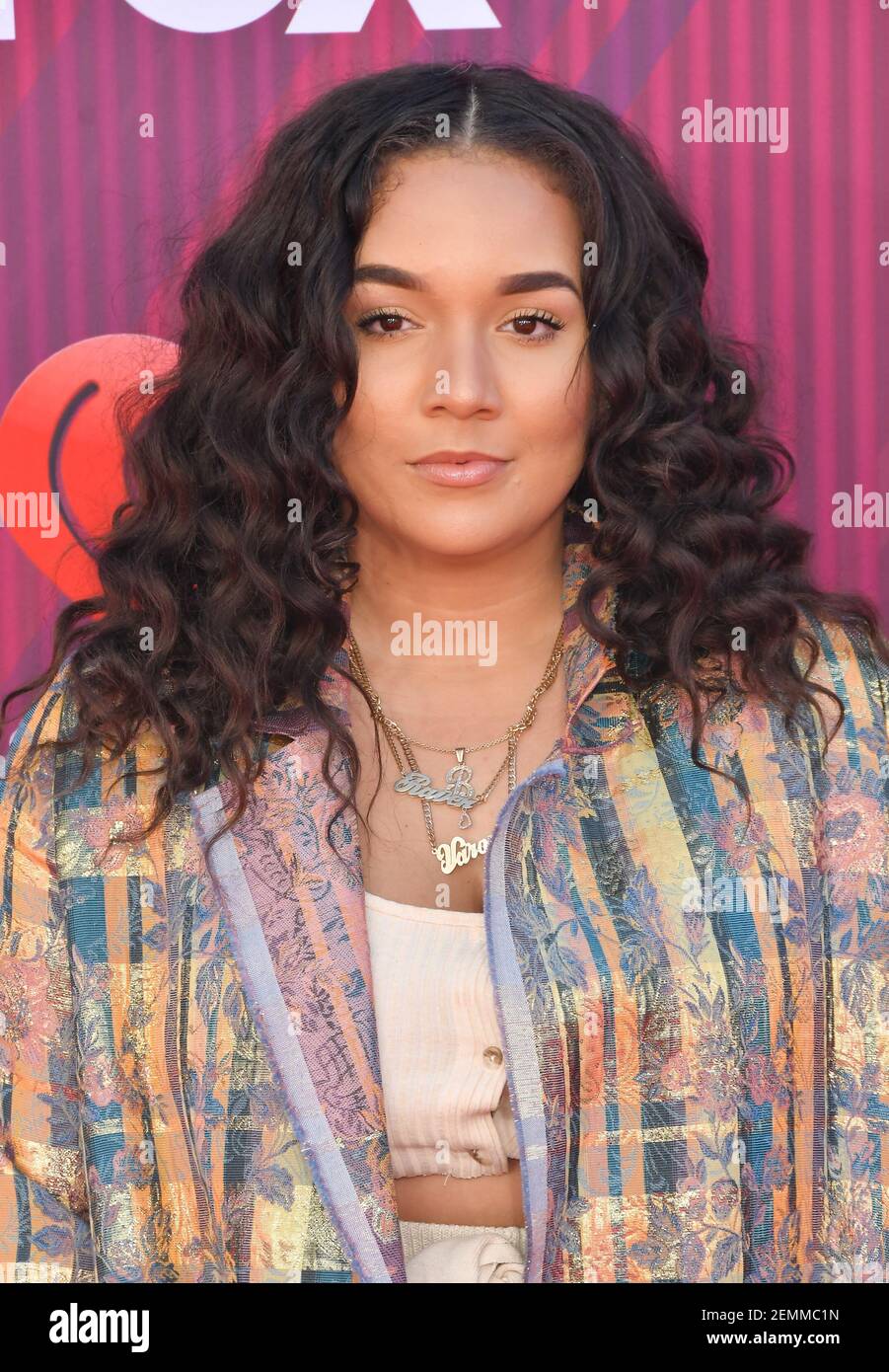 Raven B. Varona at the 2019 iHeartRadio Music Awards held at Microsoft ...