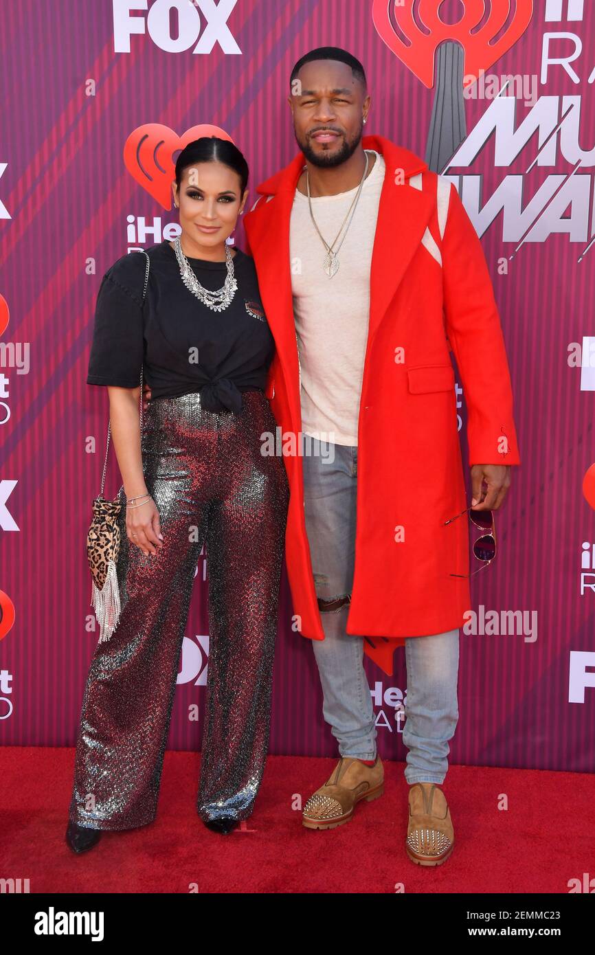 Zena Foster and Tank at the 2019 iHeartRadio Music Awards held at ...