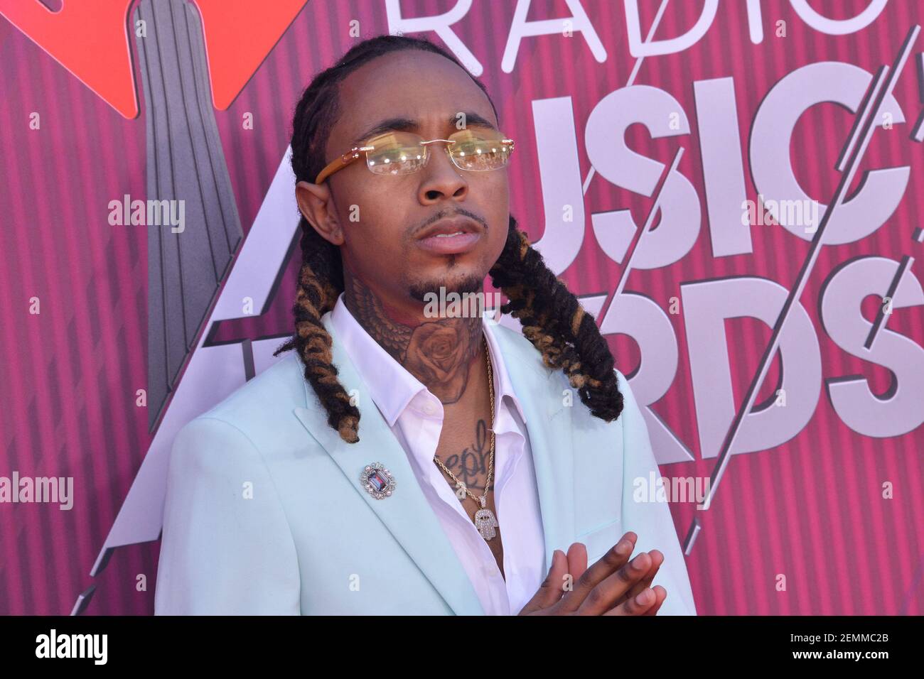 TK Kravitz at the 2019 iHeartRadio Music Awards held at Microsoft ...