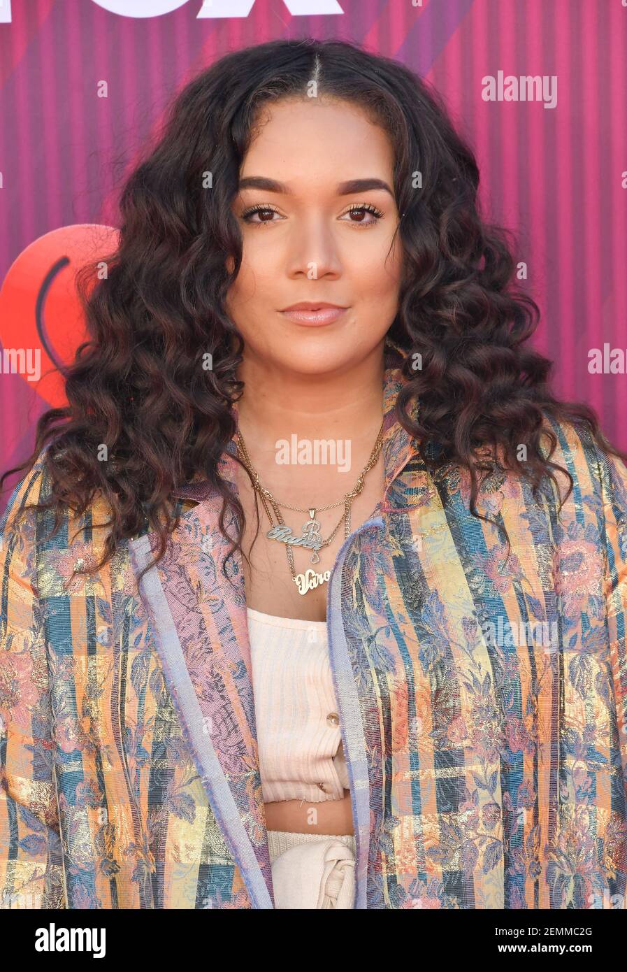 Raven B. Varona at the 2019 iHeartRadio Music Awards held at Microsoft ...
