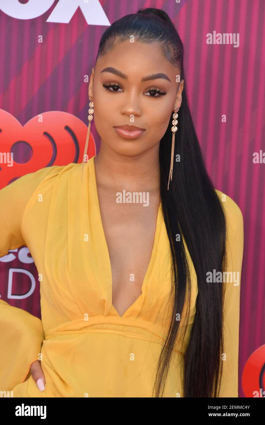 Teaira Walker at the 2019 iHeartRadio Music Awards held at Microsoft ...