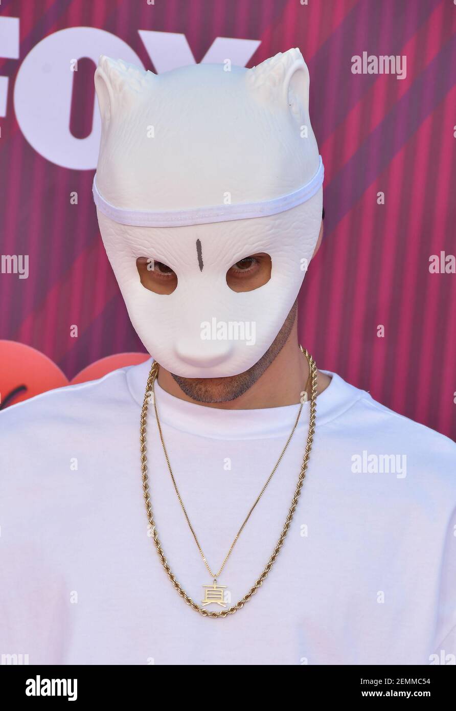 Cro at the 2019 iHeartRadio Music Awards held at Microsoft Theater on ...
