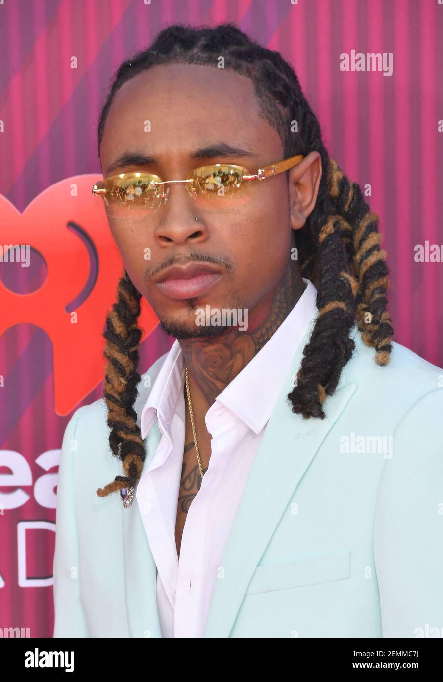 TK Kravitz at the 2019 iHeartRadio Music Awards held at Microsoft ...