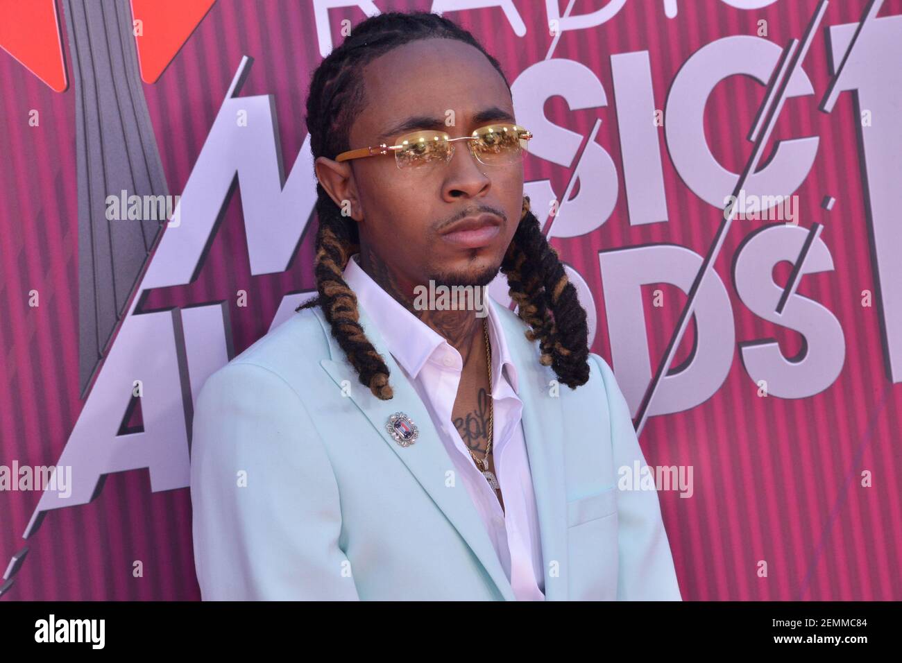TK Kravitz at the 2019 iHeartRadio Music Awards held at Microsoft ...