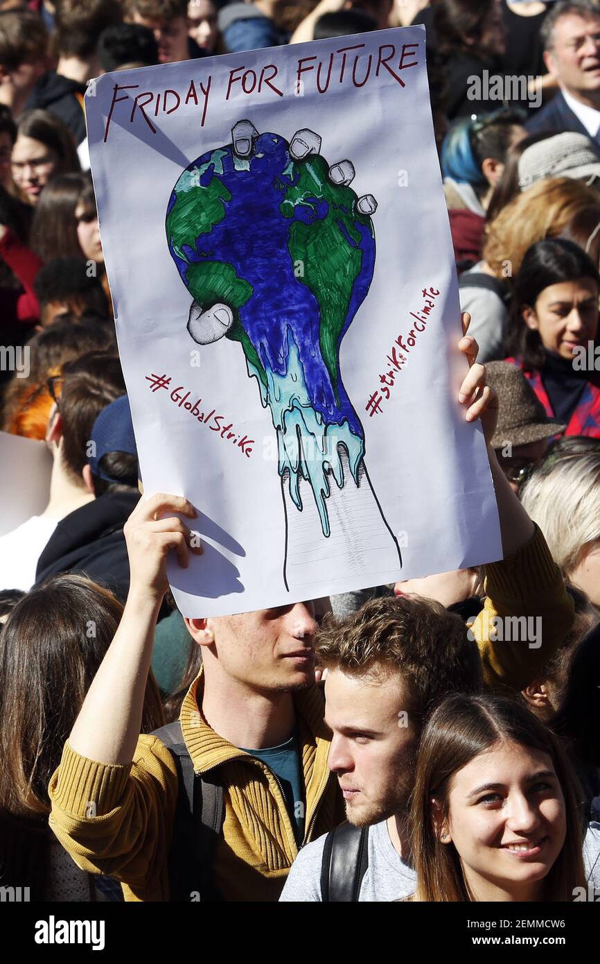 Banner: Fridays for future Stock Photo - Alamy