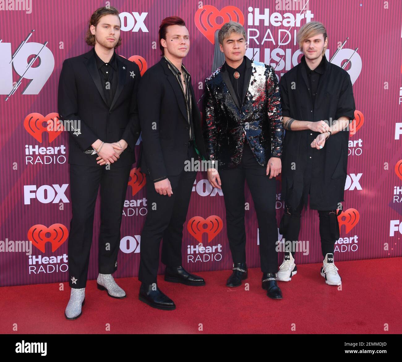 5 Seconds of Summer. 2019 iHeart Radio Music Awards - Arrivals held at ...