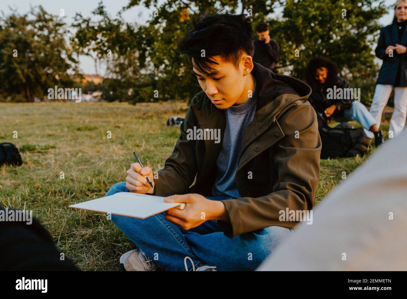 Man writing book hi-res stock photography and images - Alamy