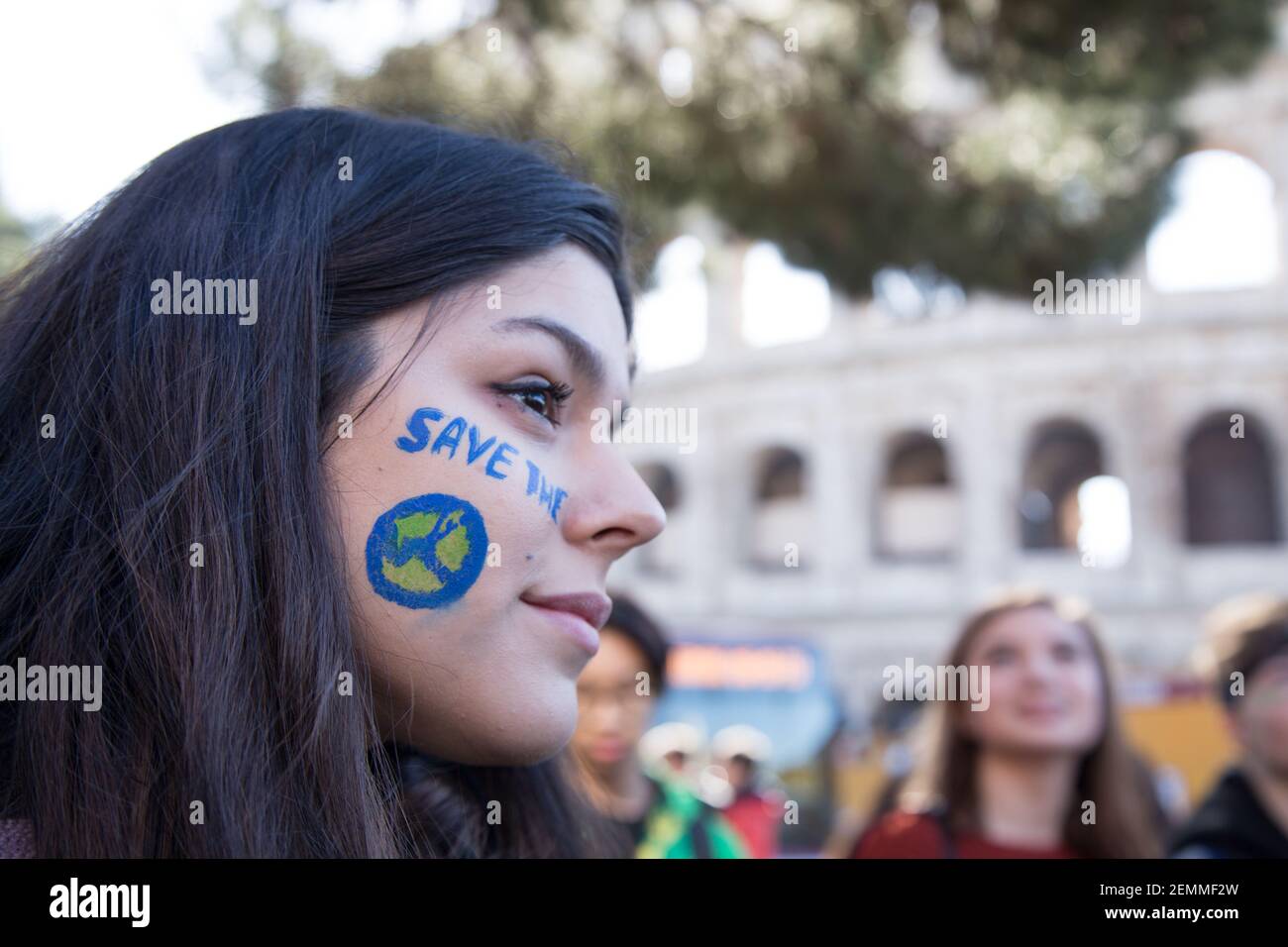 Student strike in Rome and demonstration from the Colosseum to Piazza ...
