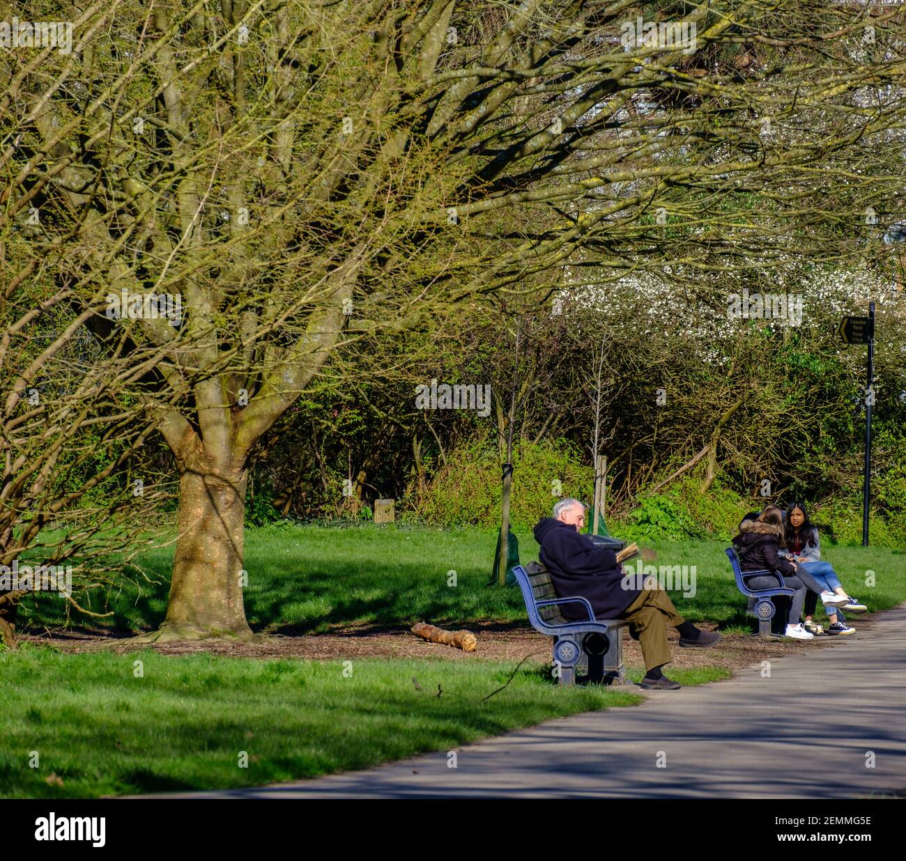 Chat benches hi-res stock photography and images - Alamy