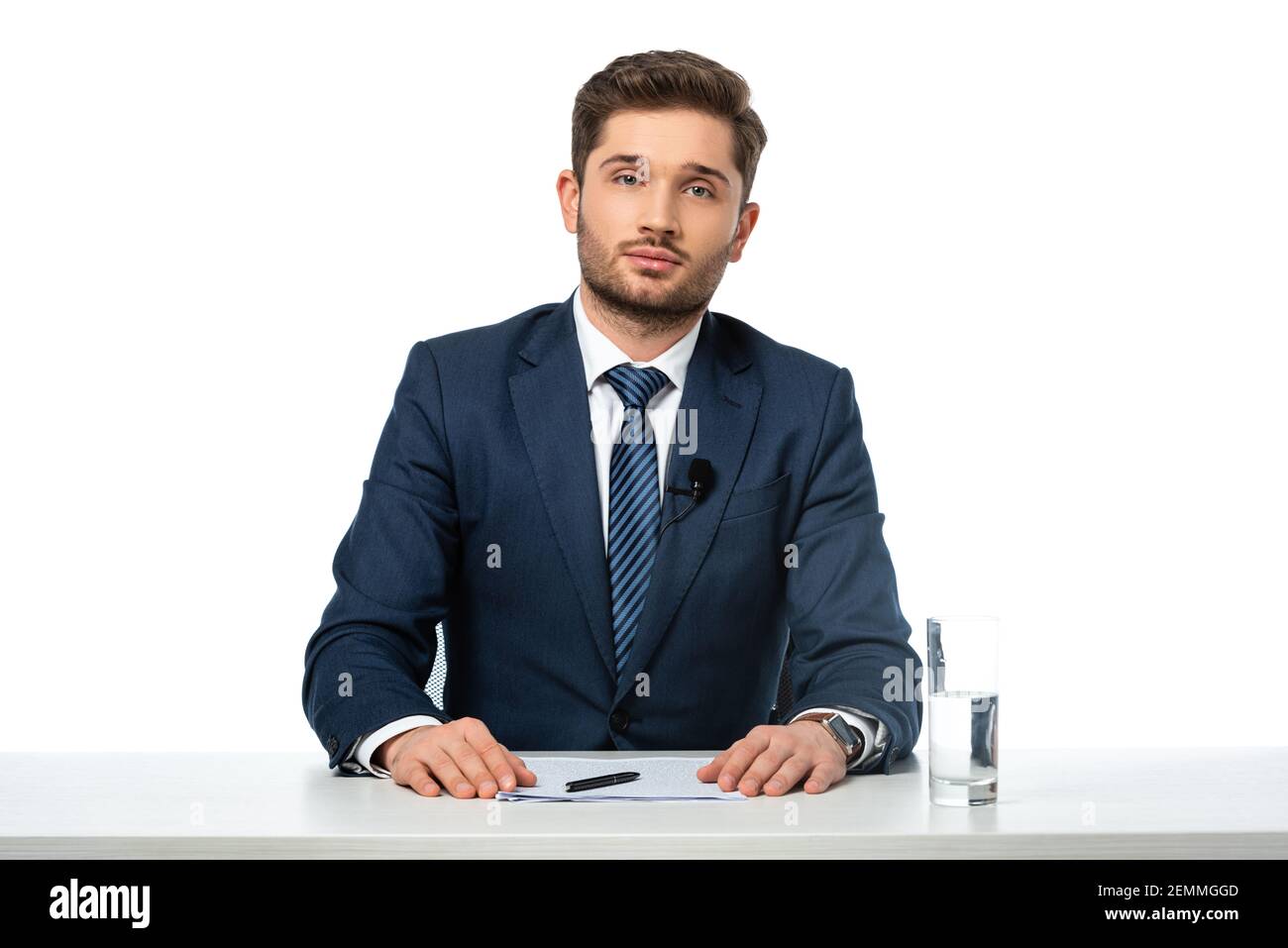 News anchor camera hi-res stock photography and images - Alamy